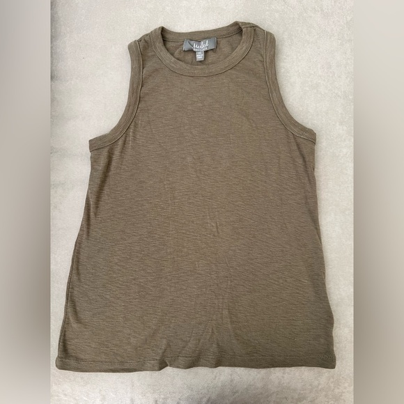 Marled | Tops | Super Cute Olive Marled Essentials Tank Xs | Poshmark